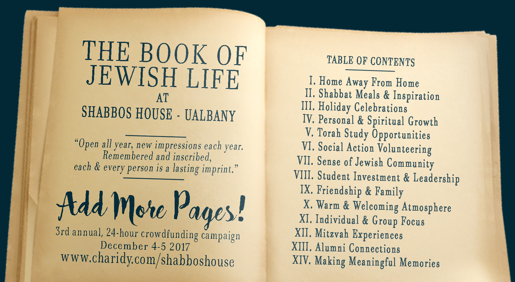 Shabbos House » CharidyOpenBook